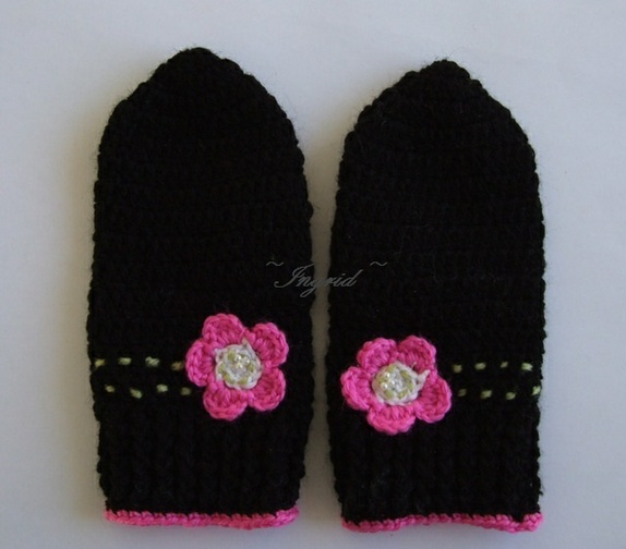 Barne lue, skjerf og votten - Epla