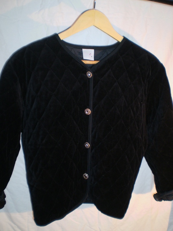 Klassisk quiltet jakke, str m - Epla