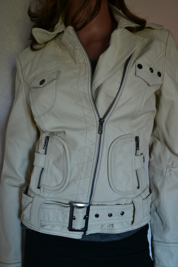 Knalltøff skinnjakke, Str S - Epla