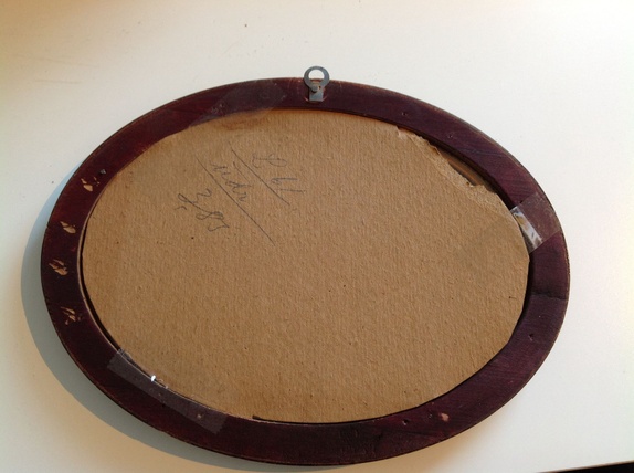 Gammel oval treramme - Epla