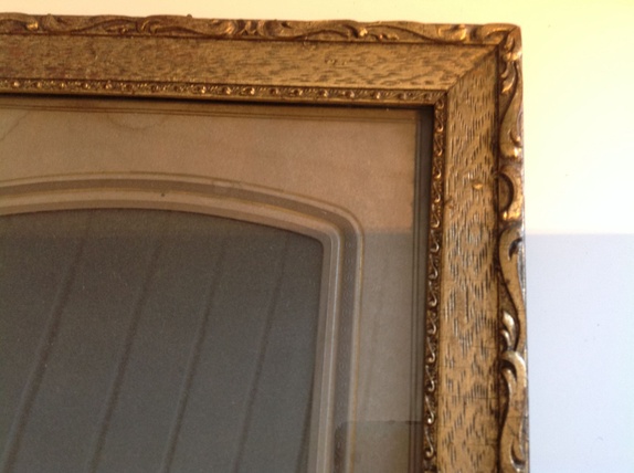 Gammel gullramme - Epla