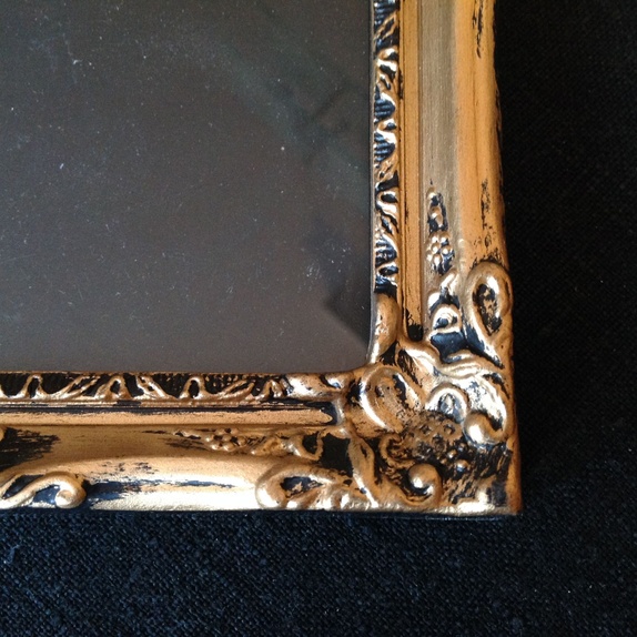 Gammel "gull" ramme - Epla