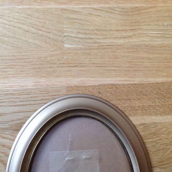 Oval gullramme - Epla