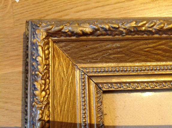 Antikk gullramme - Epla