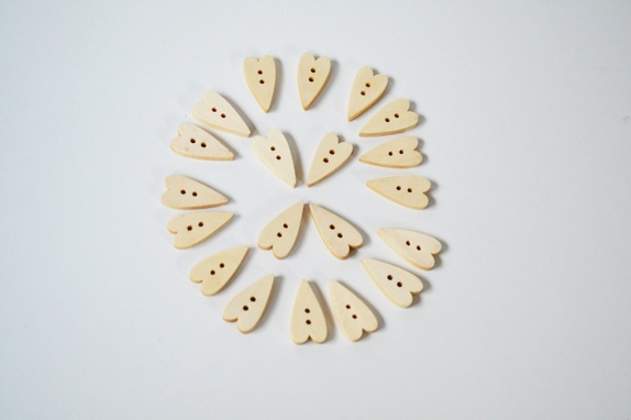 20 stk hjerteknapper - Epla