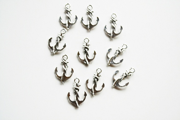 10 stk charms anker - Epla
