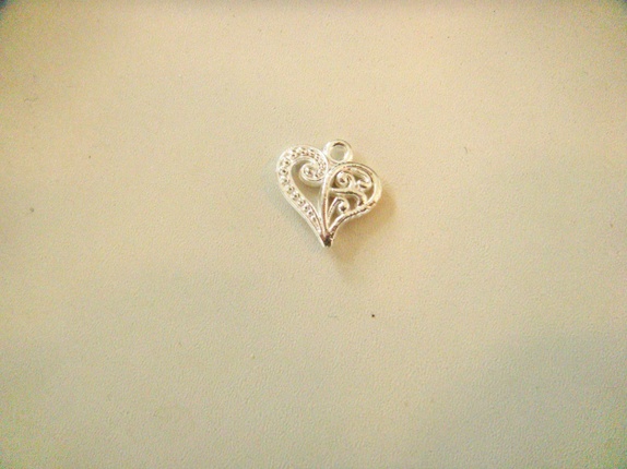 10 stk hjerter charms - Epla