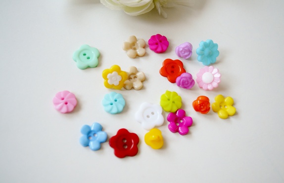 Mix knapper blomster - Epla