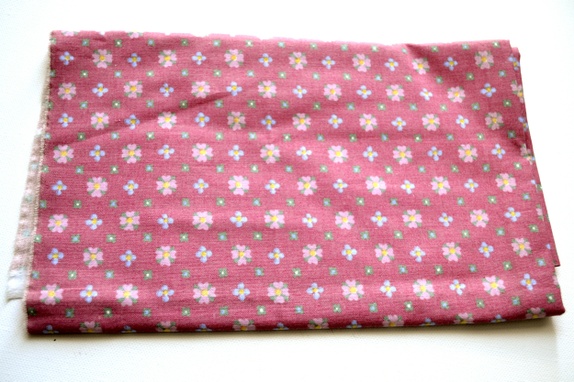 Stoff med blomster - Epla