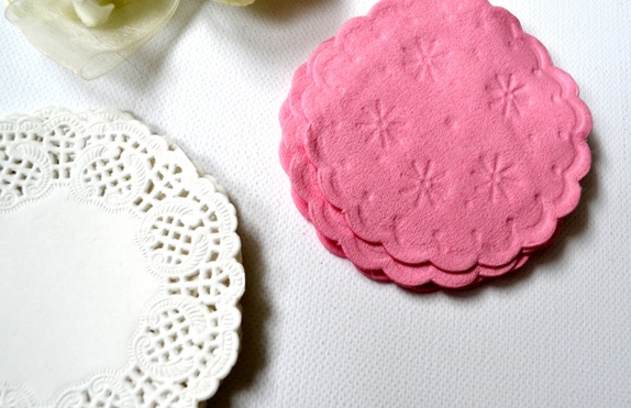 Små kake / glass servietter - Epla