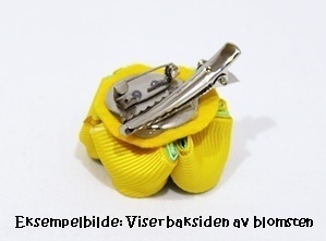 SALG! 30% avslag! *Kanzashi* Blomsterbrosje og hårpynt FØR 120,- - Epla