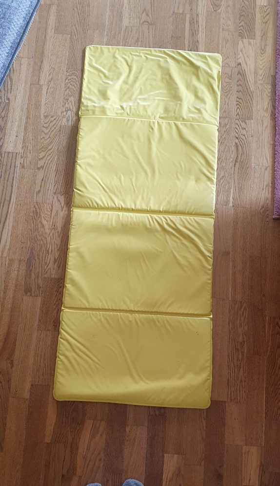 Kuleste Retro strandmadrass fra 60-70 tallet. - Epla