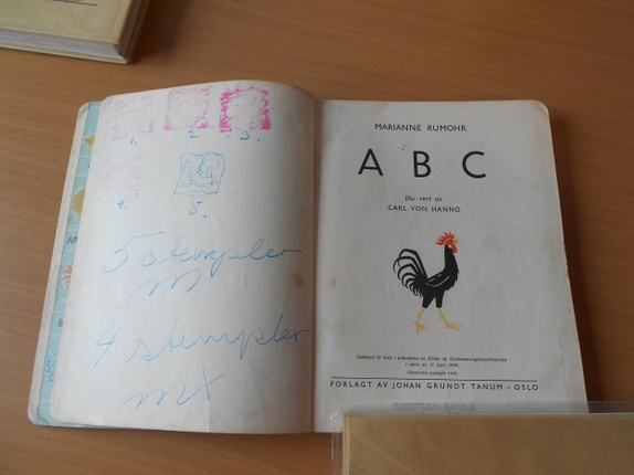 HUSKER DU? Leseboka fra folkeskolen; ABC av Marianne Rumohr fra 1949 ...