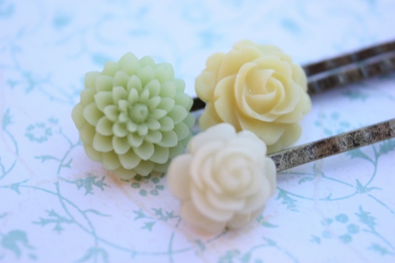 ~ MECONOPSIS ~ Hårspenner - Epla