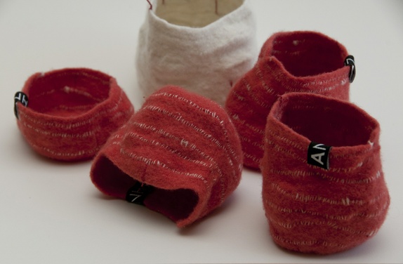 TEKSTILFORM, rød2 - Epla