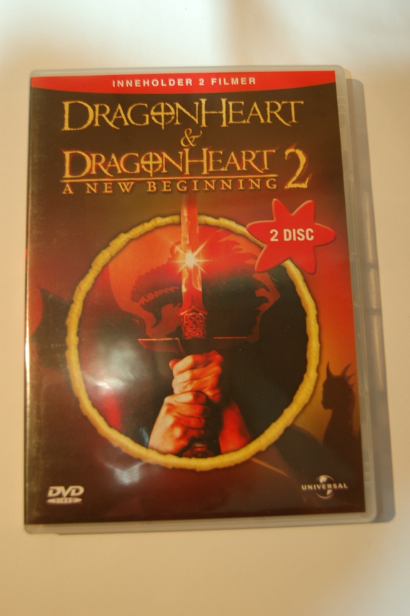Dragonheart & Dragonheart 2: A New Beginning. DVD - Epla