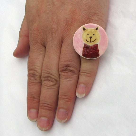 Porselenspus (ring) - Epla