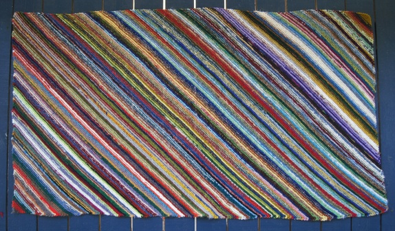 Strikket pledd - Epla