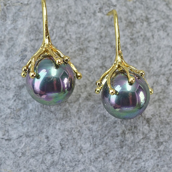 Øredobber med perlemor perler. er121 - Epla