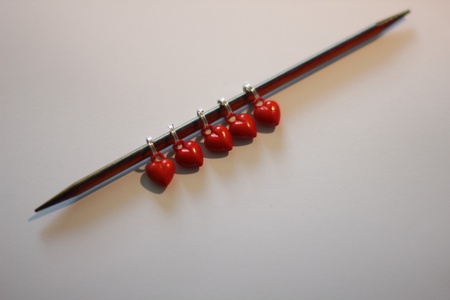 Maskemarkører med røde hjerter - Epla