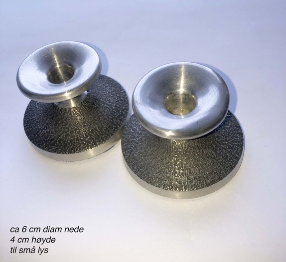 Lysestaker i tinn - Epla