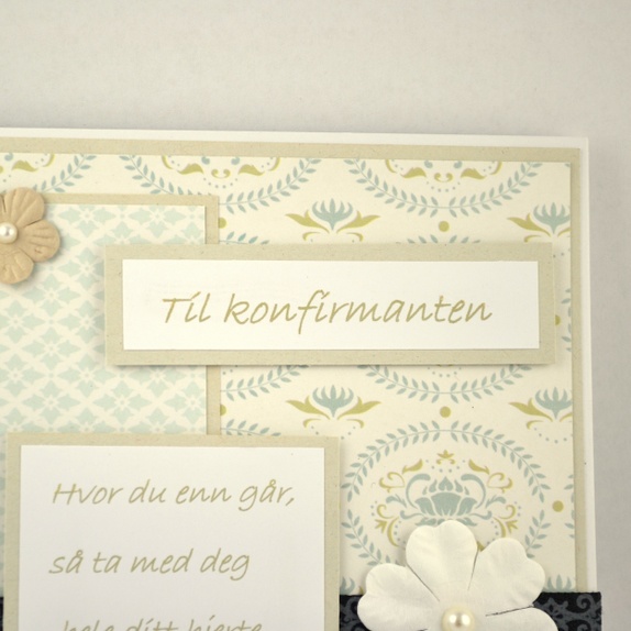 Kort til konfirmant nr 02 - Epla