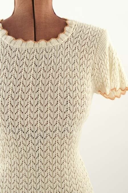 STRIKKET VINTAGETOPP ((SOMMERSALG)) - Epla