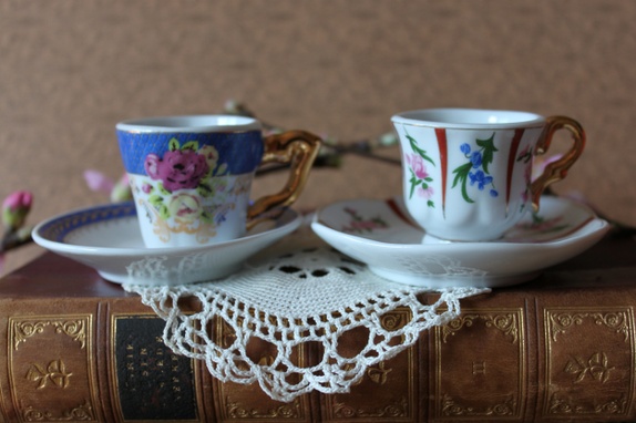 2 søte kopper. - Epla