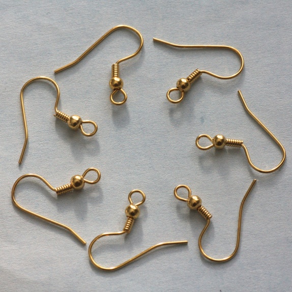 Gullfargete ørekroker - Epla