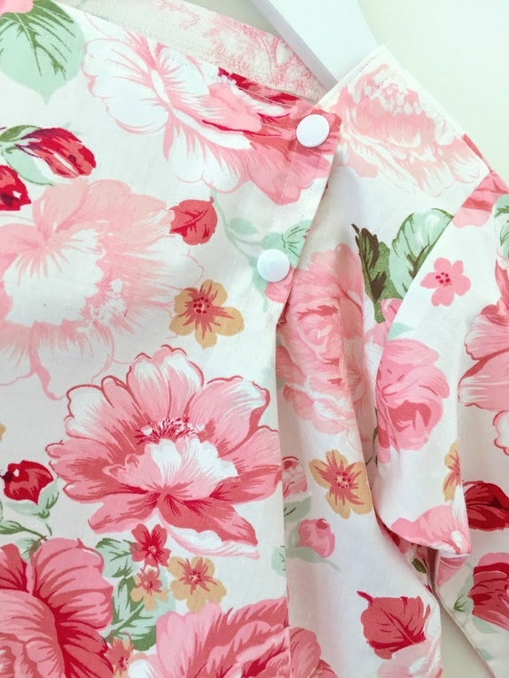 Babyskjorte med roser - Epla