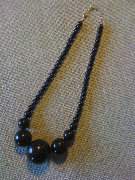 Sort halskjede - Epla