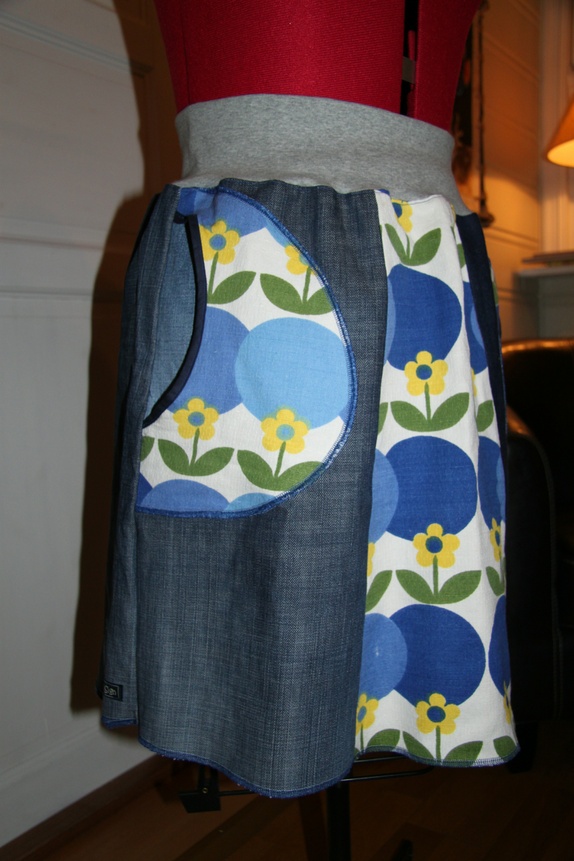 Redesign dongeriskjørt, str xl *SALG* - Epla