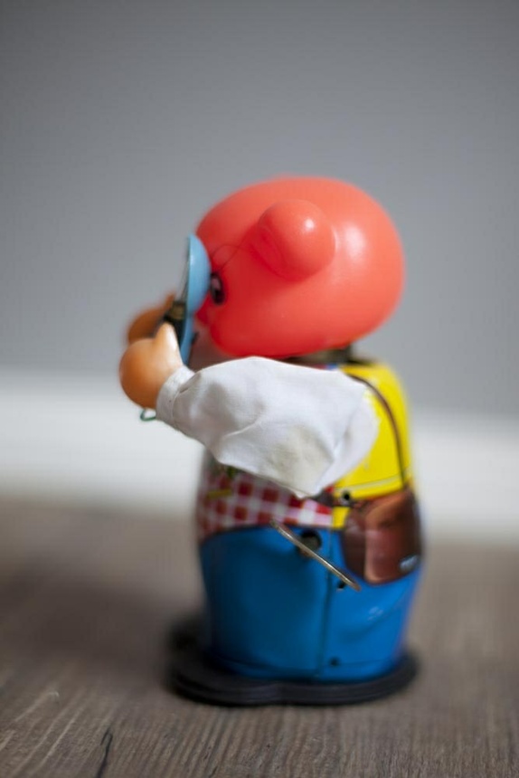 Leke figur fra 50 tallet. Wind -up - Epla