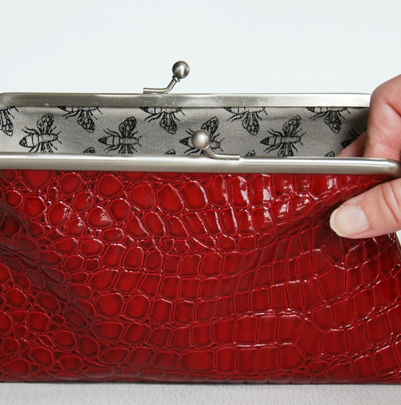 Lekker rød Clutch/veske - Epla