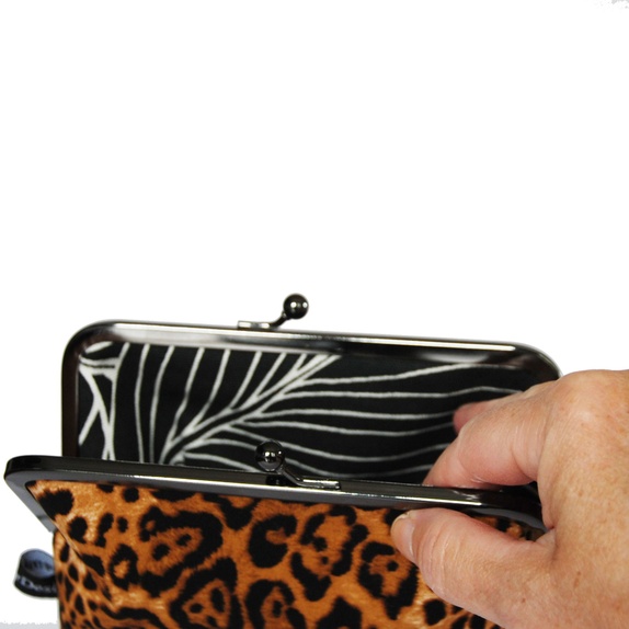 Leopard - nydelig veske/portemone - Epla