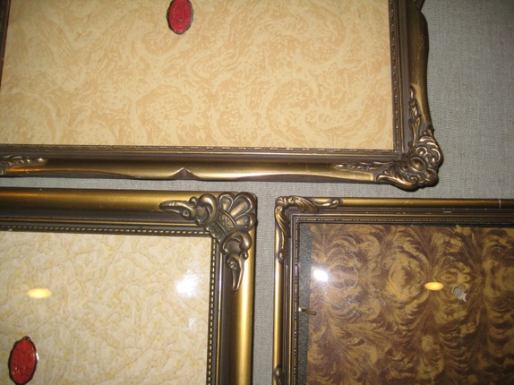 3 gamle bilderammer - Epla