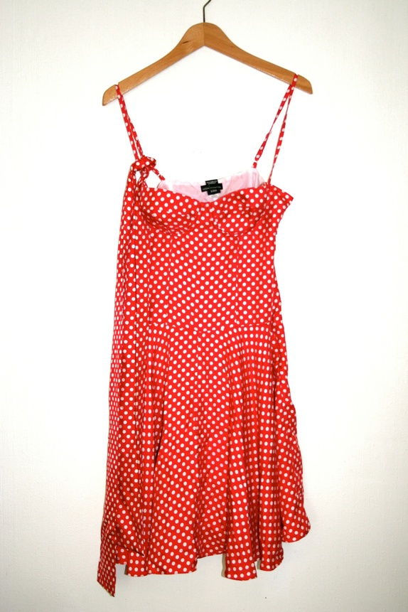 Rød Prikkete Kjole - Epla