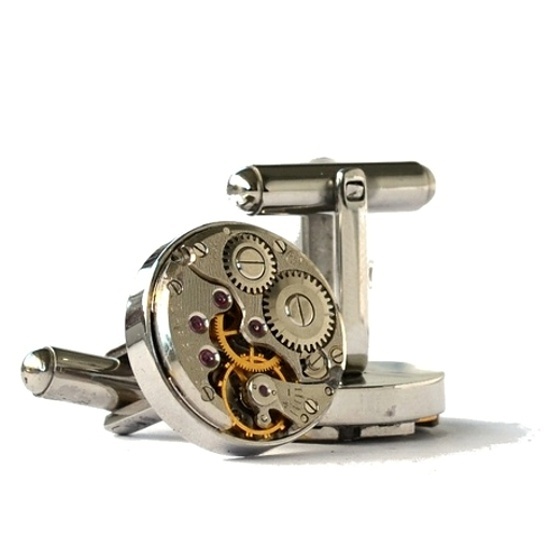 Steampunk mansjettknapper. - Epla