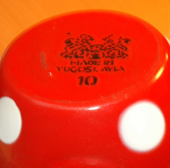 Prikkeøse - emaljert - Epla