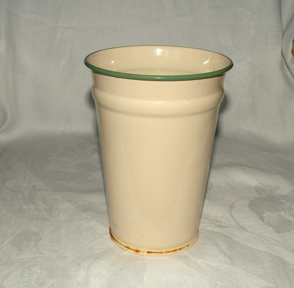 Emaljert vase/krukke - Epla