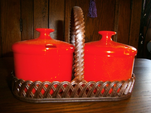 Vintage serverings-sett i plast - Epla