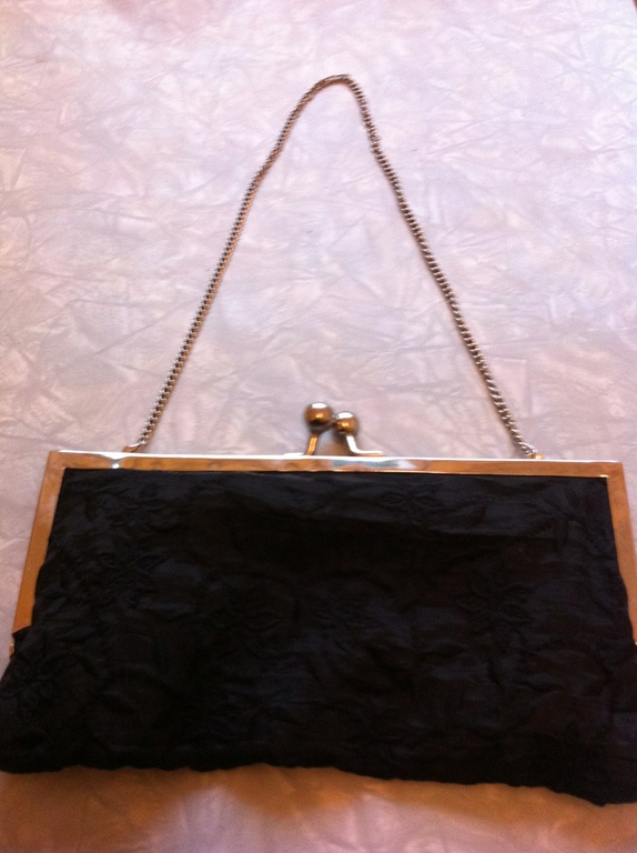 Snerten svart selskapsveske - Epla