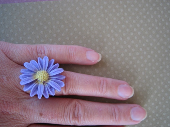 Ring med lilla prestekrage - Epla