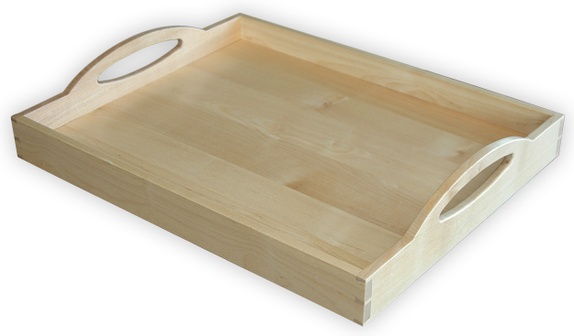 Håndlaget serveringsbrett i heltre bjørk - Epla