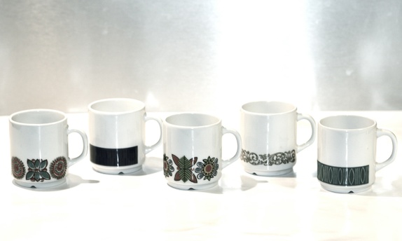 Stilige mokkakopper fra Figgjo Flint - Epla