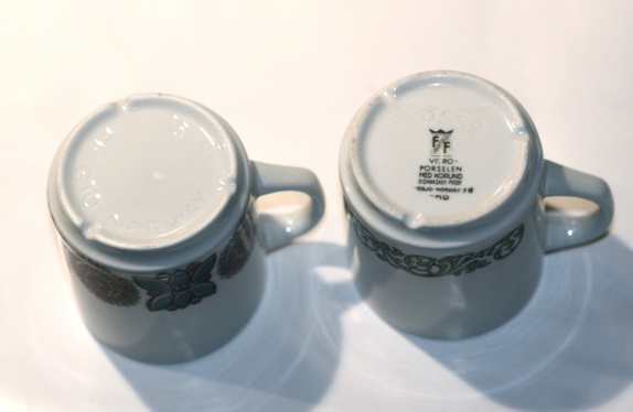 Stilige mokkakopper fra Figgjo Flint - Epla