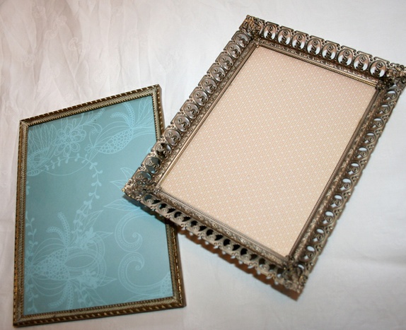 2 rammer med fin dekor. - Epla