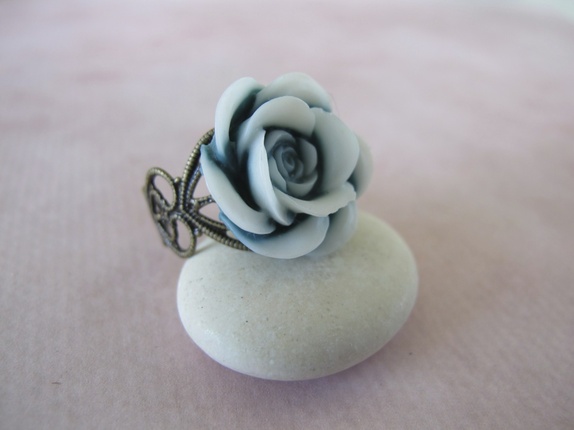 Tre Ringer "Tre Filigranringer med Tre ulike Blomster" - Epla