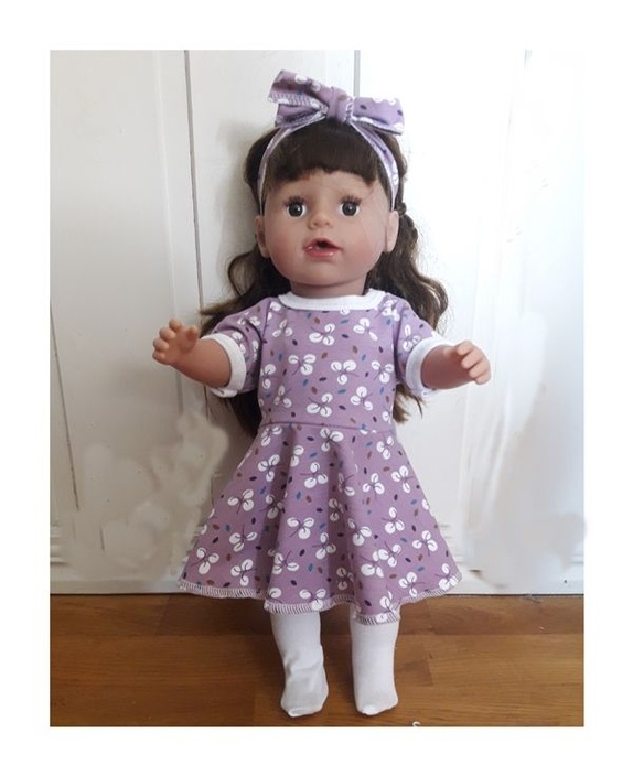 Dukkeklær til dukke 44cm, - Epla