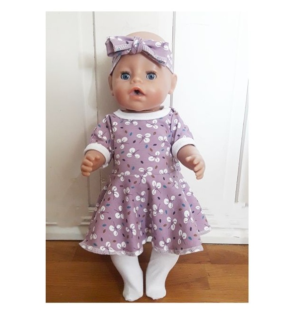 Dukkeklær til dukke 43cm, - Epla